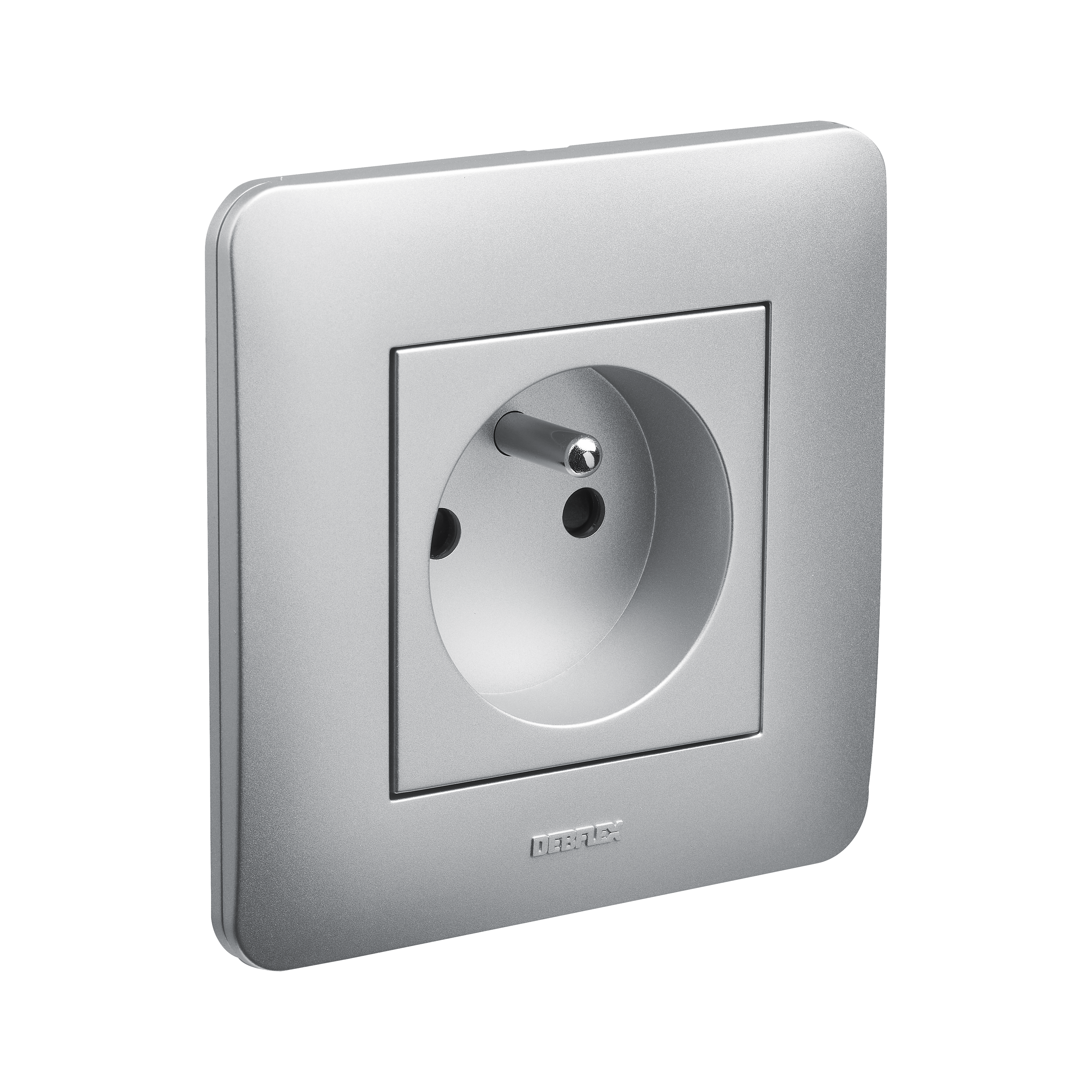 CASUAL PRISE DE COURANT 2P+T ALU | Leroy Merlin