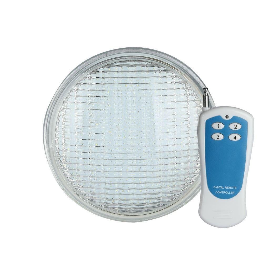Lampada Faro Led PAR56 12W RGB 12V Con Telecomando Wireless Per Piscina ...