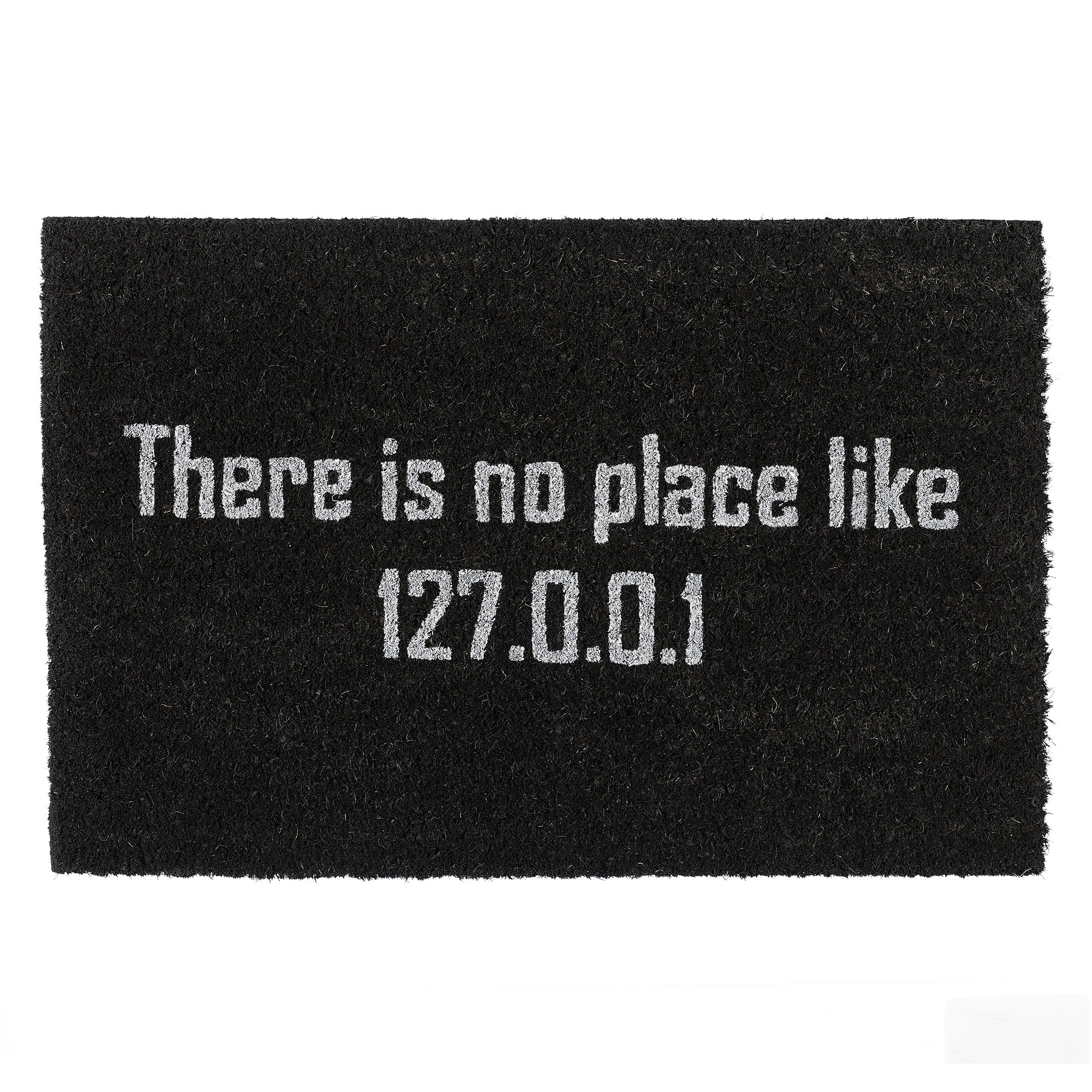 Relaxdays Paillasson en coco "There is no place like 127.0.0.1", Tapis ...