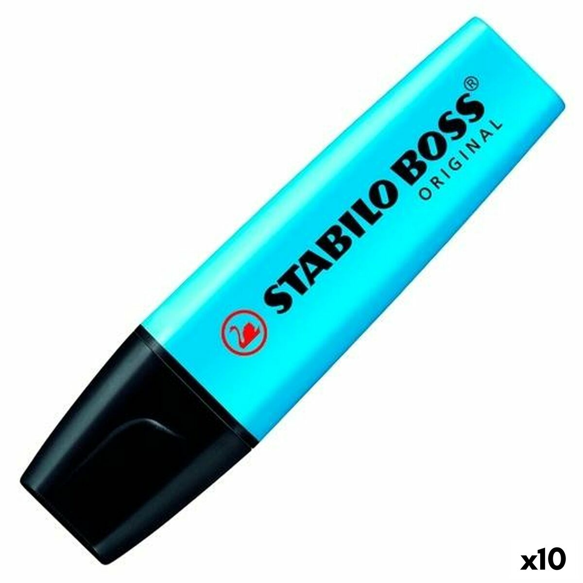 Marqueur fluorescent Stabilo Boss Bleu 10 Unités | Leroy Merlin