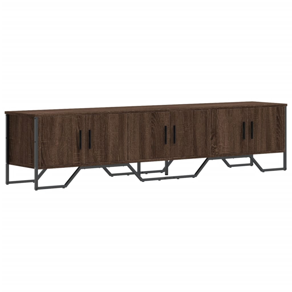 Meuble TV，Banc TV Moderne，Meuble de Rangement chêne marron 180x34x41 cm ...