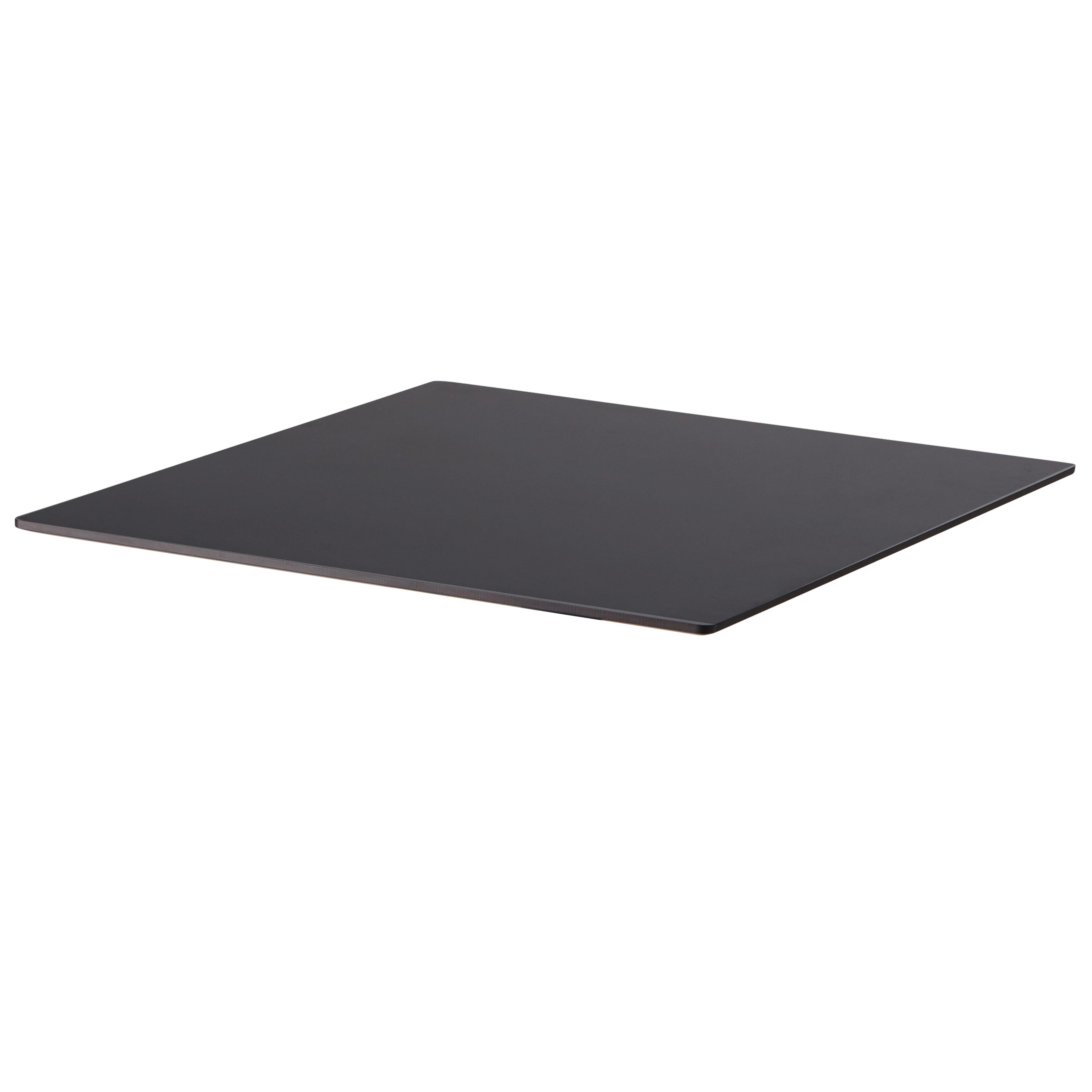 Plateau de table stratifié 60x60 cm noir , Opéra - Oviala | Leroy Merlin