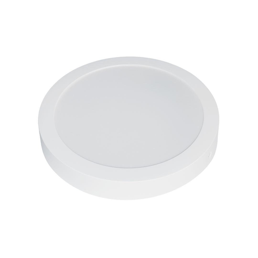 Spot LED encastrable 24W Rond PVC Blanc 3000K | Leroy Merlin