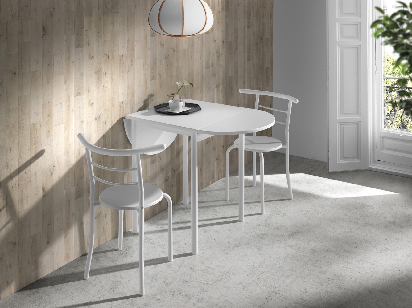 Set Mesa y 2 Sillas - Modelo LEVA - Sobre+asiento MDF - Estructuras ...