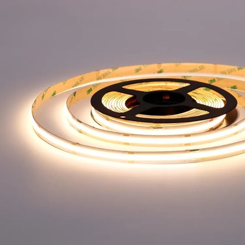 Ruban LED COB 5M 24V 10W/M IP20 480LED/m - Blanc Froid 6000K - 8000K ...