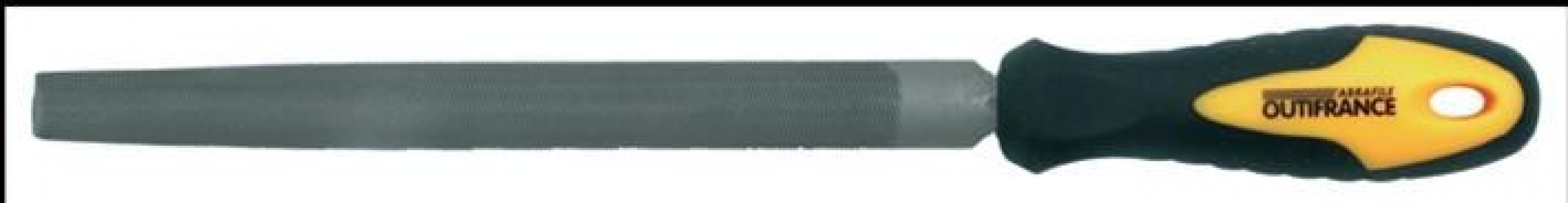 Lime demi-ronde, manche bi-matière, 200 mm, 1/2 DX | Bricoman