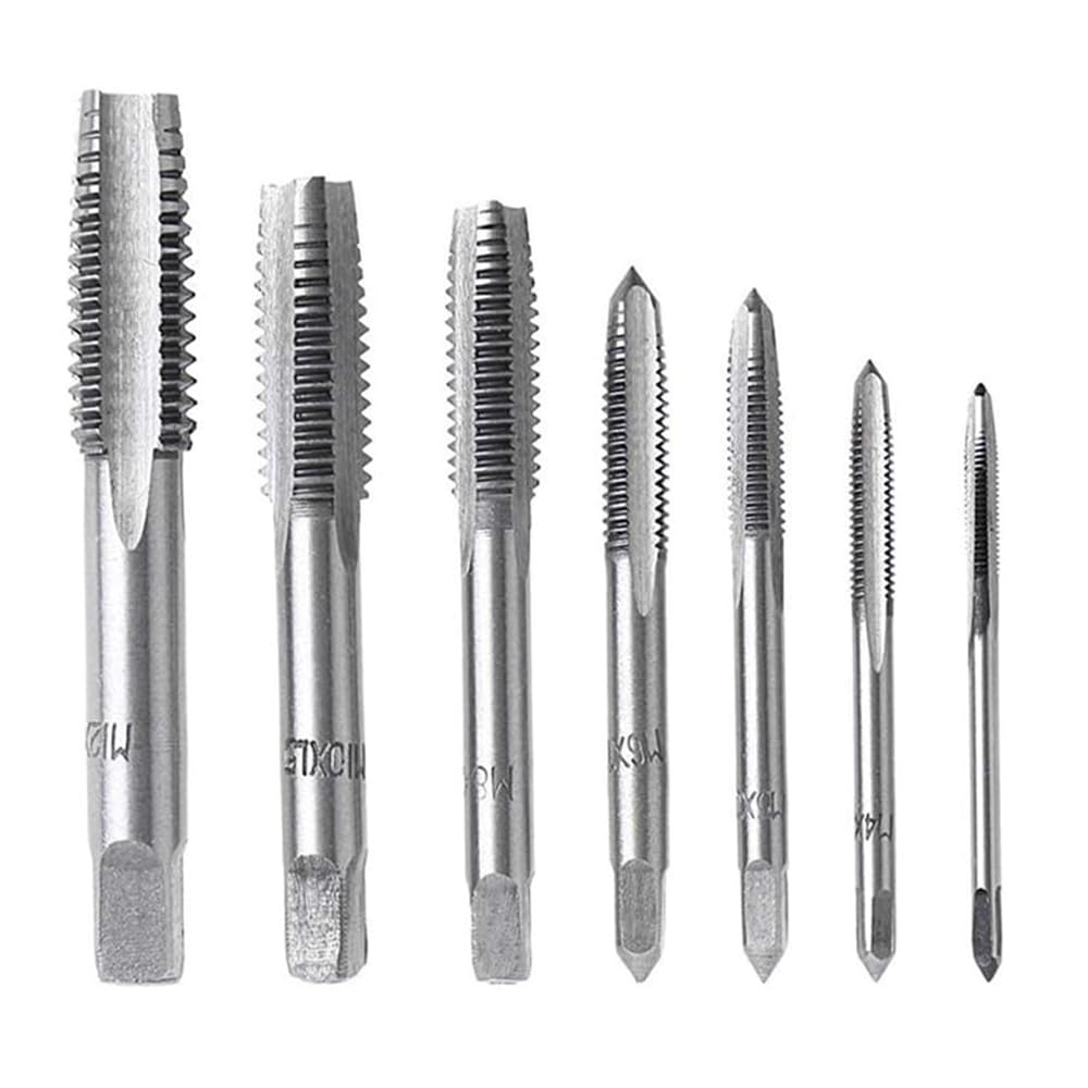 7pcs m3 M4 M5 M6 M8 M10 M12 filetage taraud set métrique spirale point ...