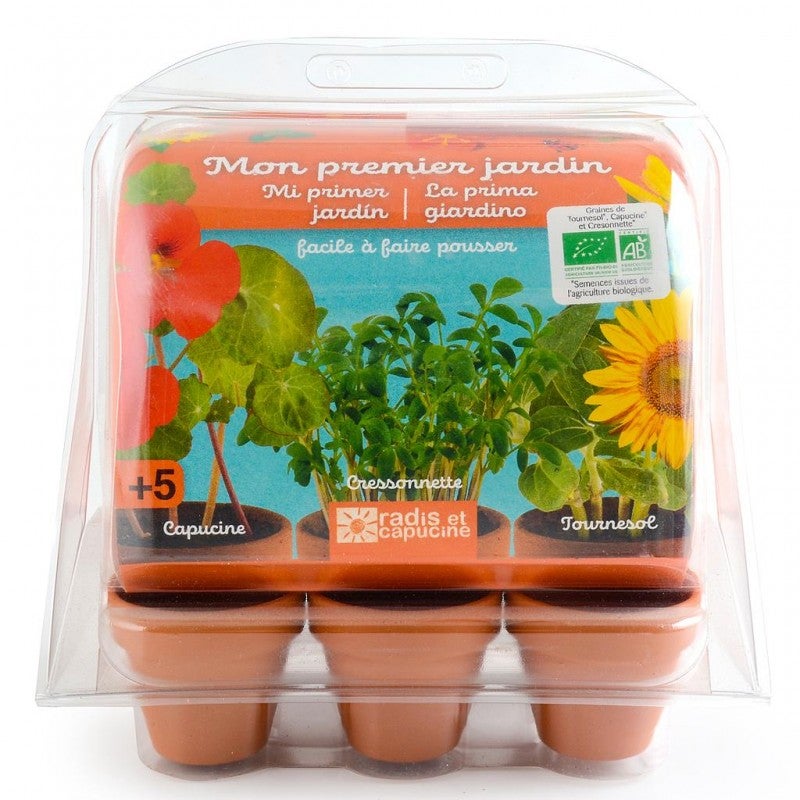 Mini Serre Jardinage enfant - Mon premier Jardin à semer | Leroy Merlin