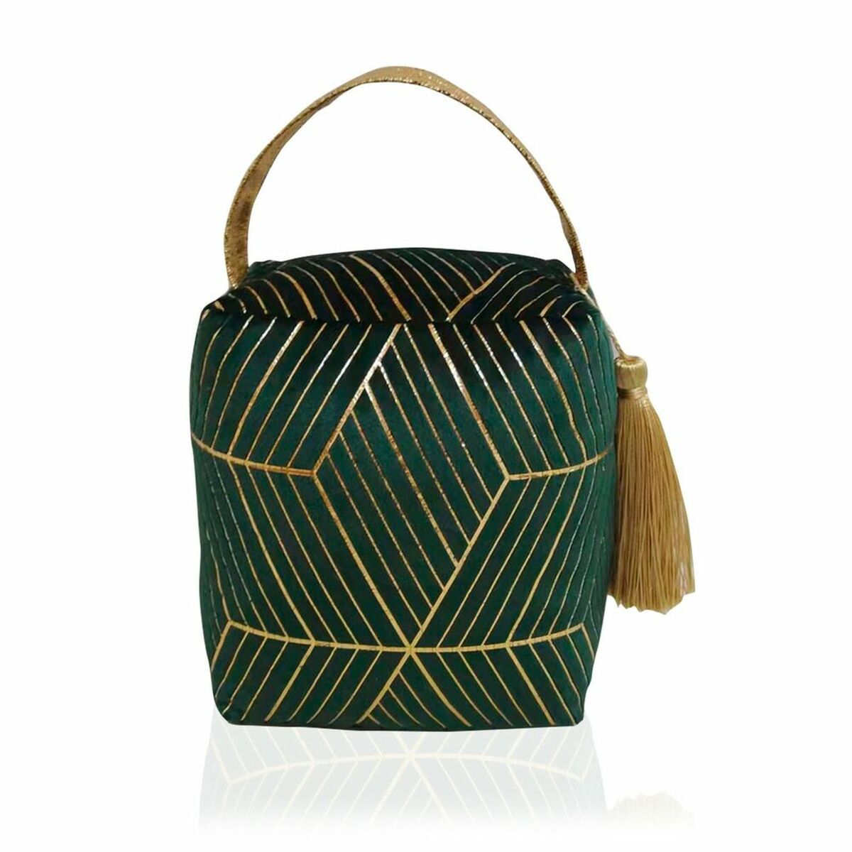 Support de porte Versa Green Gold Textile (13 x 18 x 16 cm) | Leroy Merlin