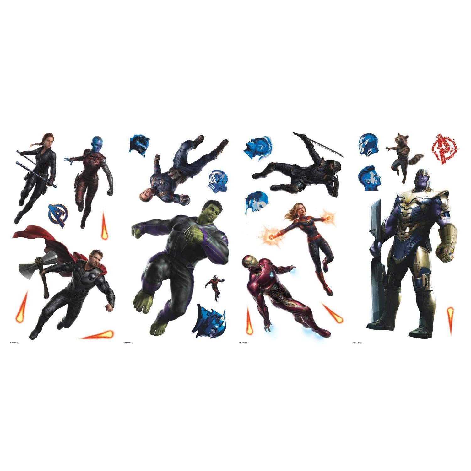 26 Stickers Avengers Endgame Marvel | Leroy Merlin