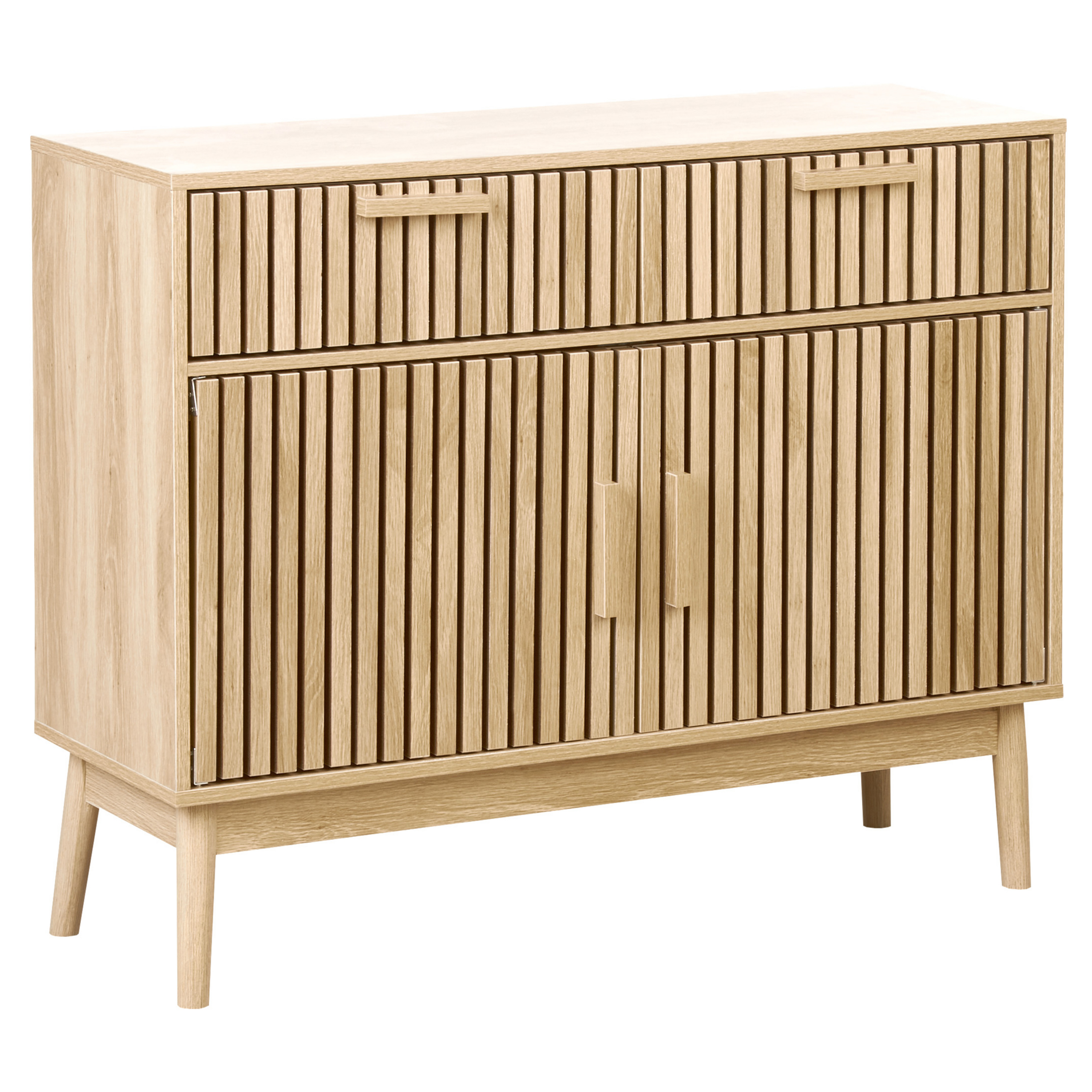 Commode 2 portes LYNWOOD Marron clair | Leroy Merlin