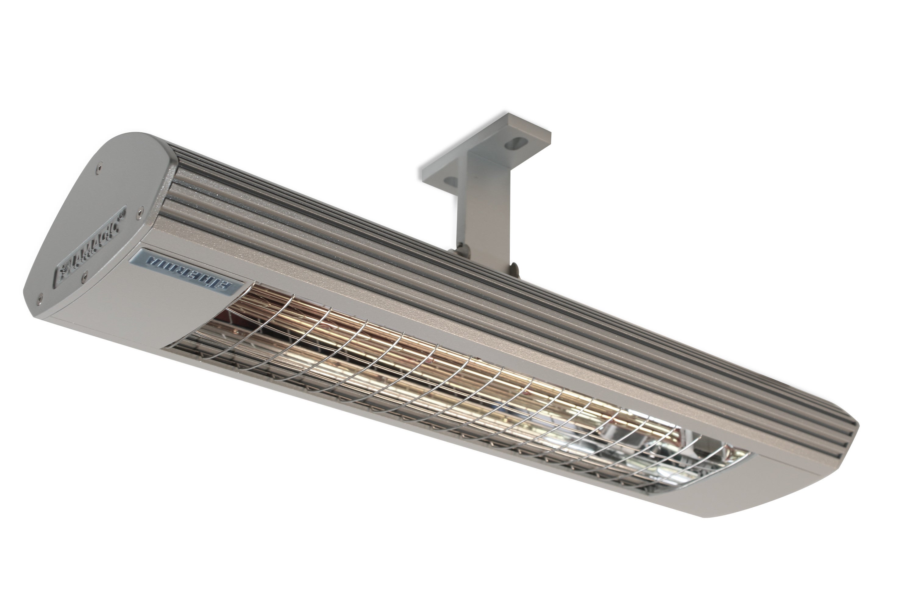 Chauffage infrarouge Solamagic Compact IP24 1400W Argent | Leroy Merlin