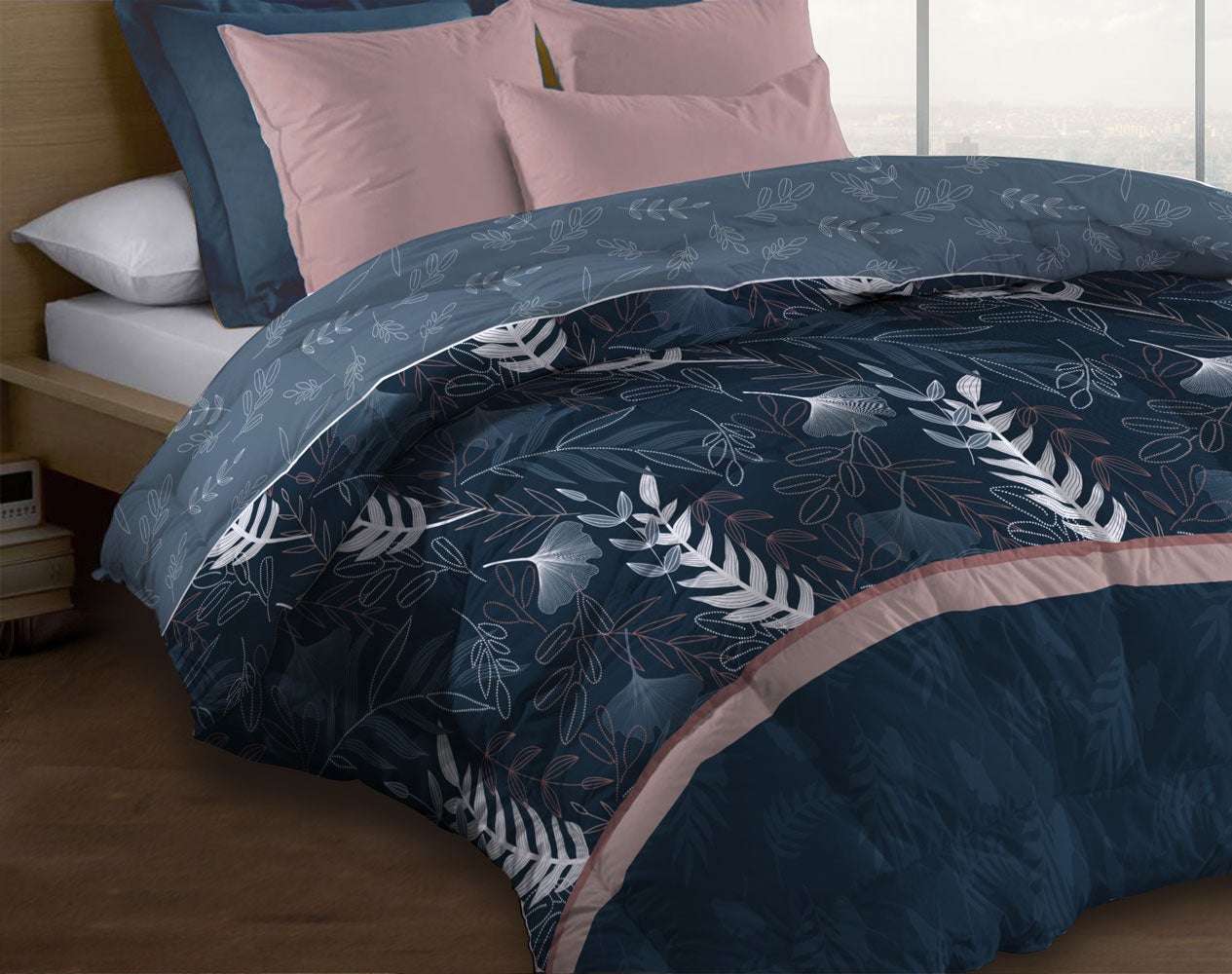 Couette microfibre 220x240 - Imprimée double-face - 550 grs/m2 - Romy ...