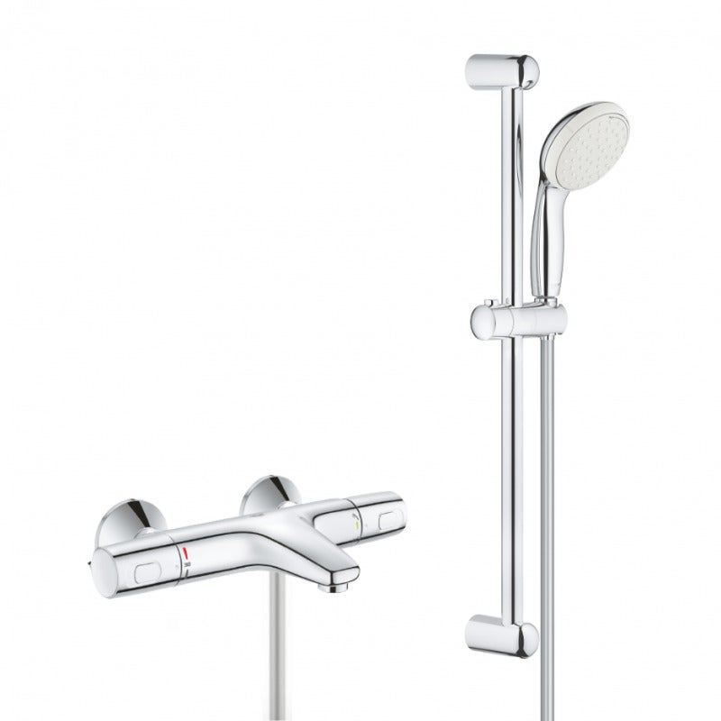 Grohe Set mitigeur thermostatique bain/douche Precision Trend ...