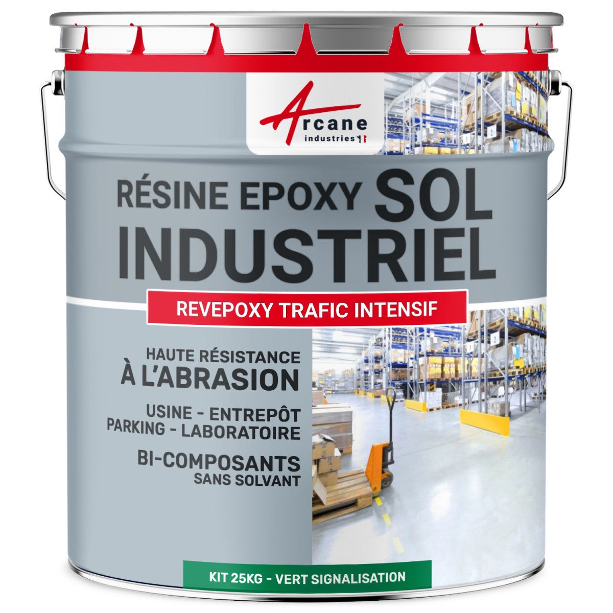 PEINTURE EPOXY TRAFIC INTENSIF - REVEPOXY TRAFIC INTENSIF - 25 kg ...