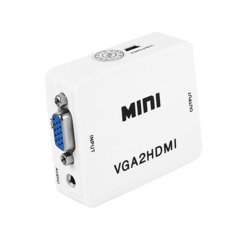 Convertidor de vídeo VGA a HDMI 720p y 1080p para alta definición ...