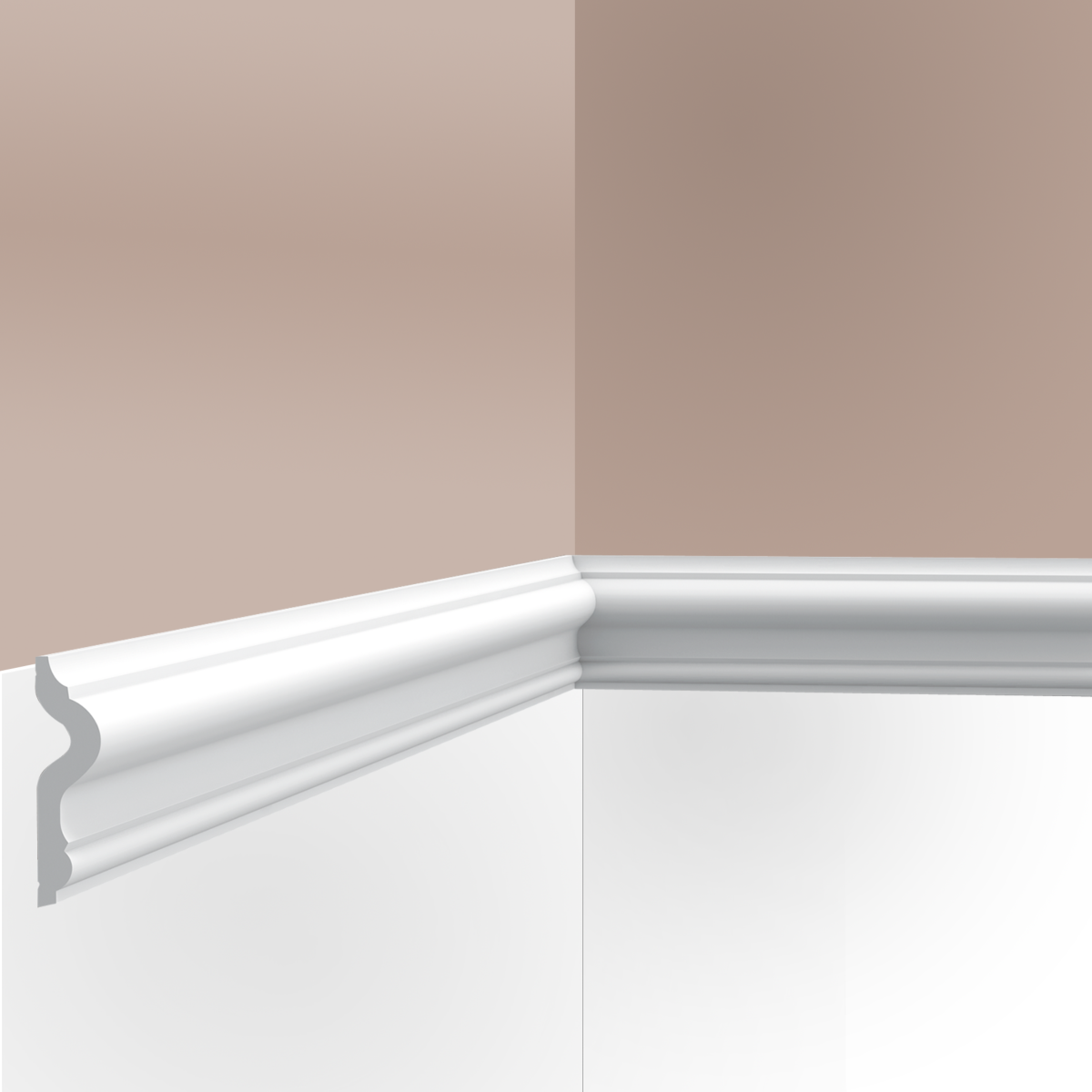 Cimaise , moulure murale M07 Cimaises et plus -7,5x2,0x200cm (h x p x L ...