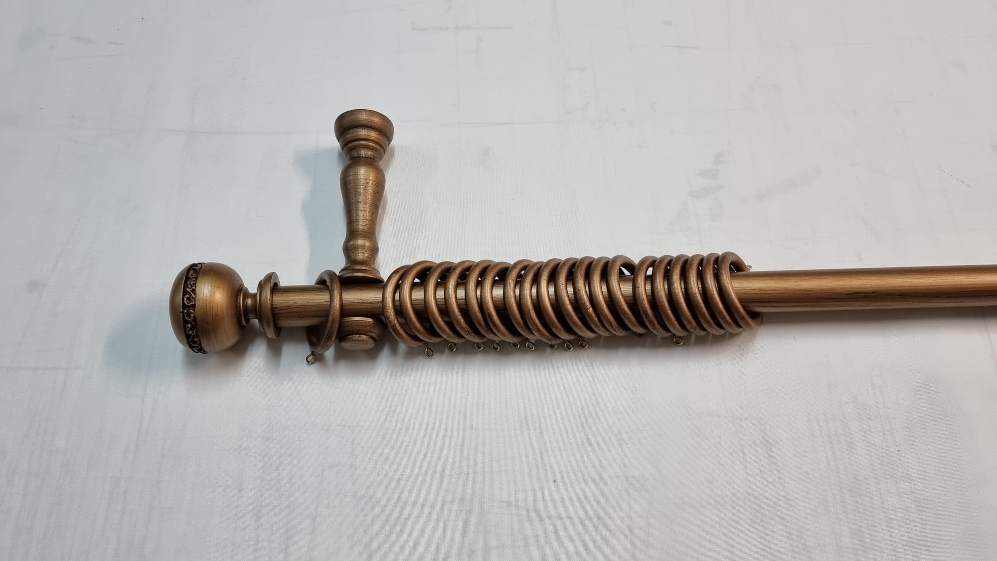 Tringle à rideaux en bois de haute qualité, diamètre 35 mm, embout ...