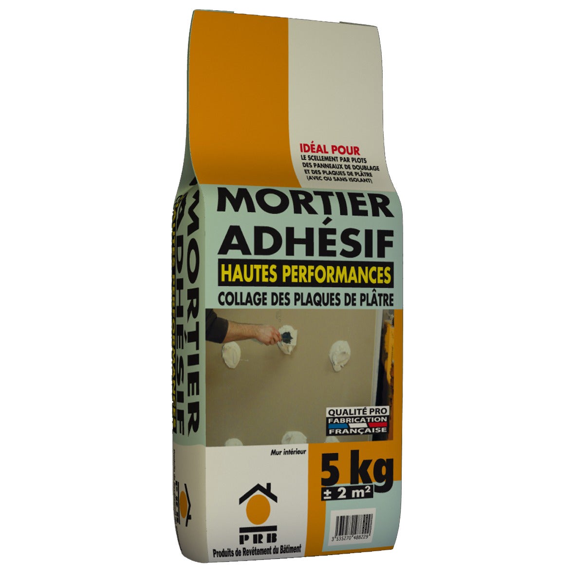Mortier adhésif haute performance 5 kg - Collage de plaques de plâtre ...
