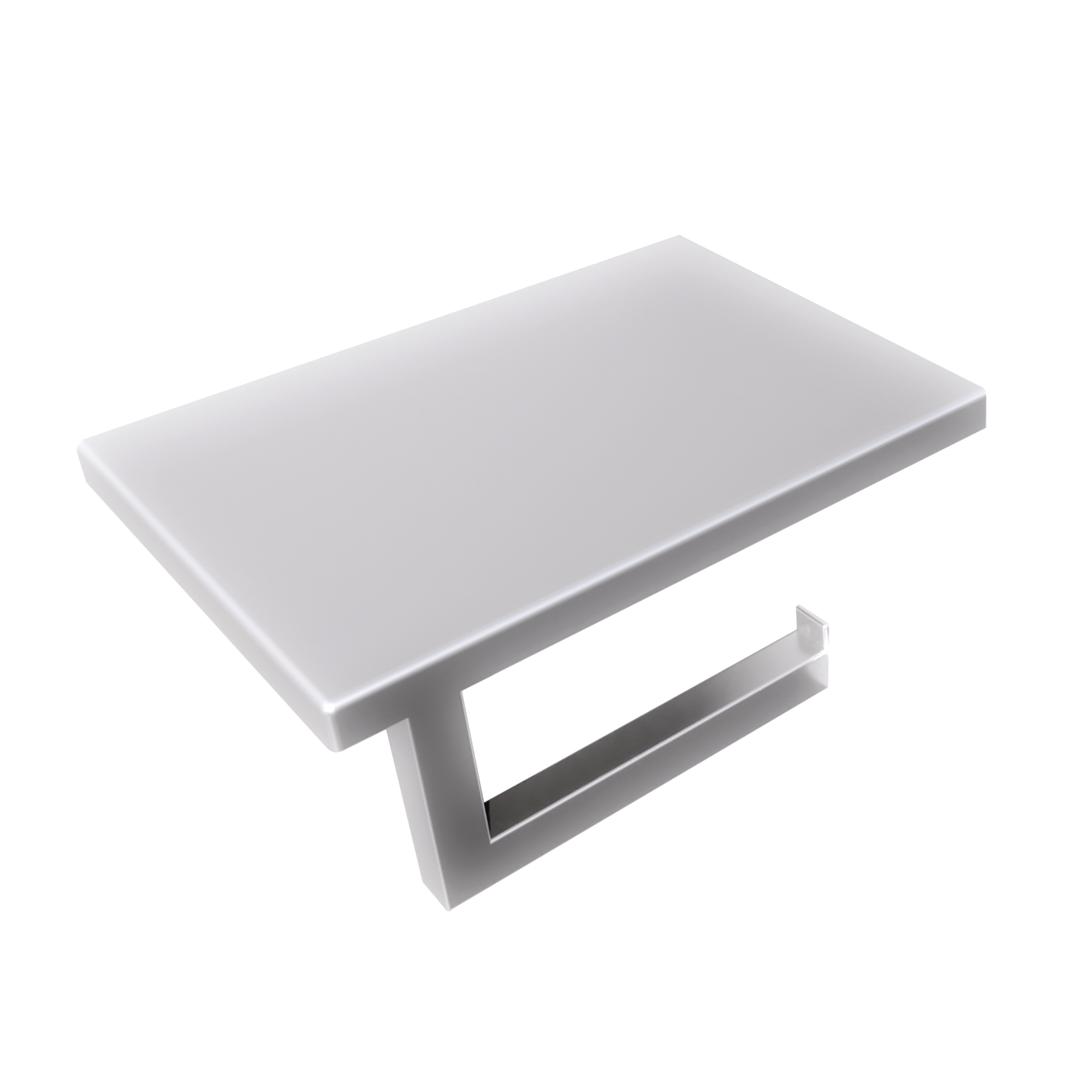 Lineabeta - Porte-rouleau en acier brossé Grela avec couvercle | Leroy ...