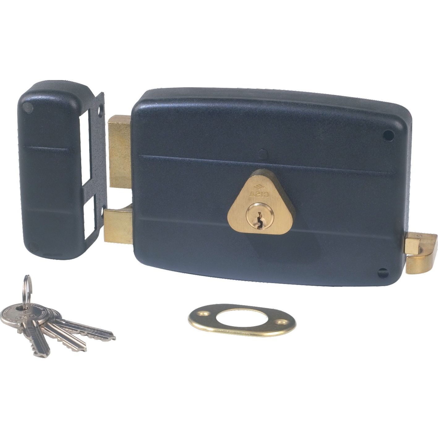 Serrure monopoint en applique horizontale à tirage 45mm gauche - CISA ...
