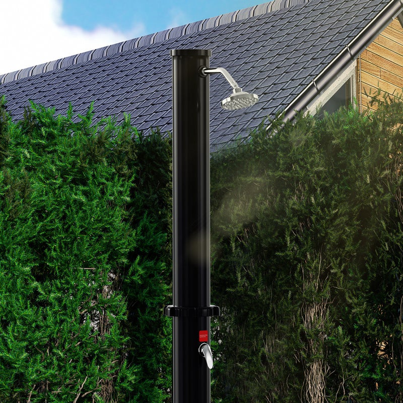 Ducha solar Ducha de jardín Ducha de exterior Camping hasta 60°C 20L ...