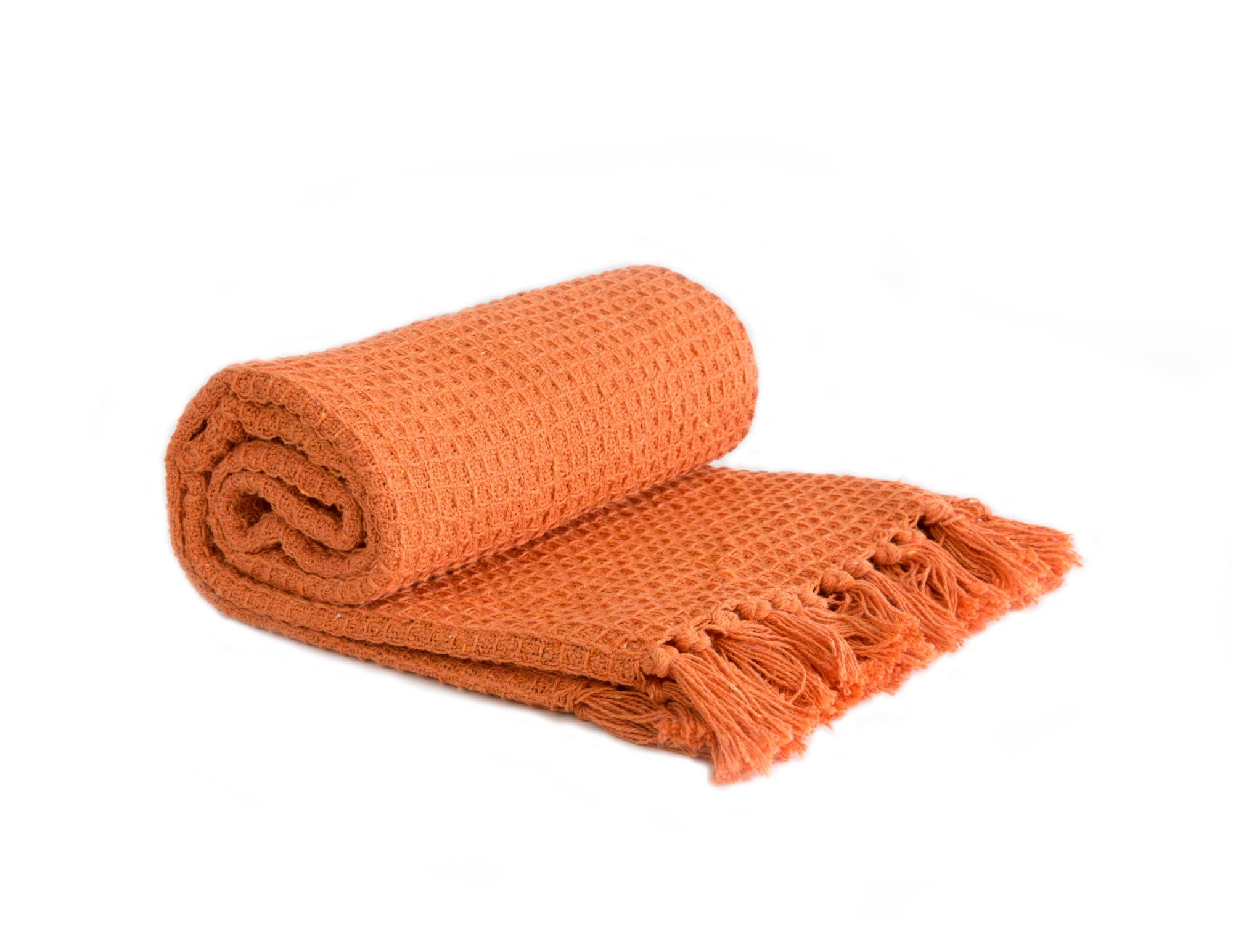 Emma Barclay Gettare, Cotone, Arancione Bruciato, 70x100 (178x254cm ...