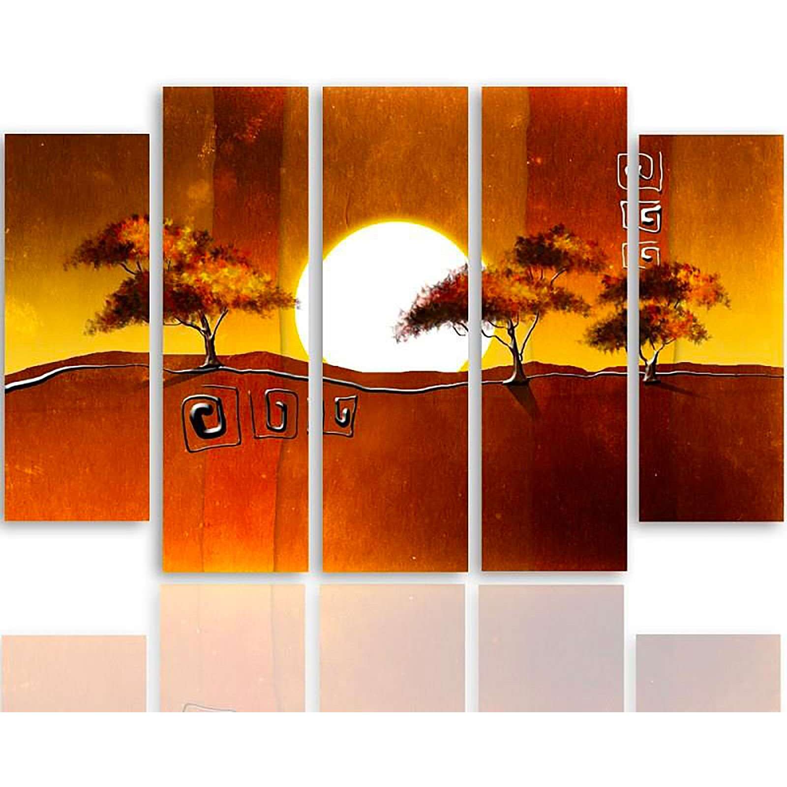Tableau arbres au levier du soleil | Leroy Merlin