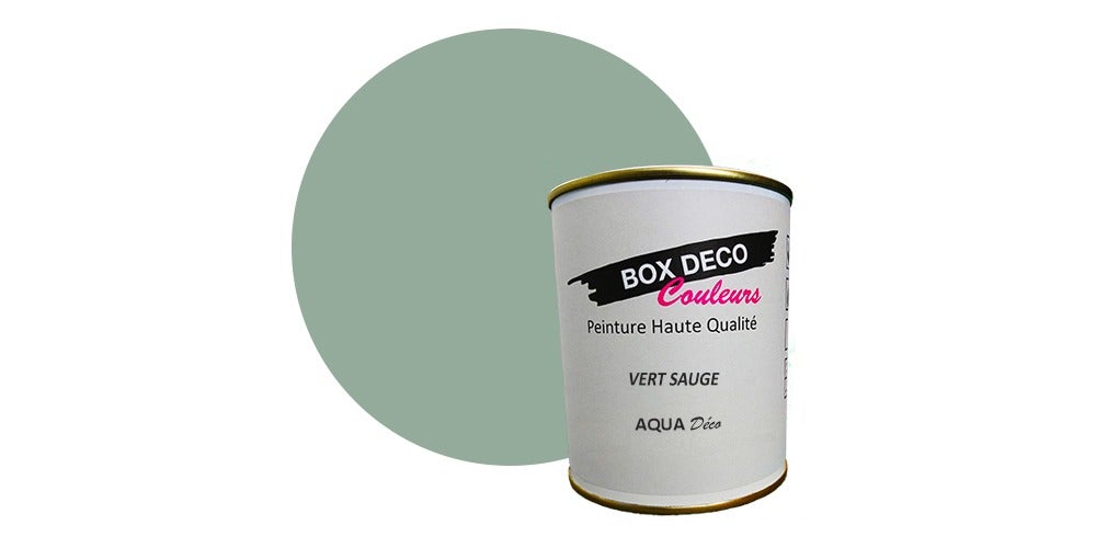 Vert Sauge Peinture murale acrylique aspect mat Aqua Déco - 750 ml ...