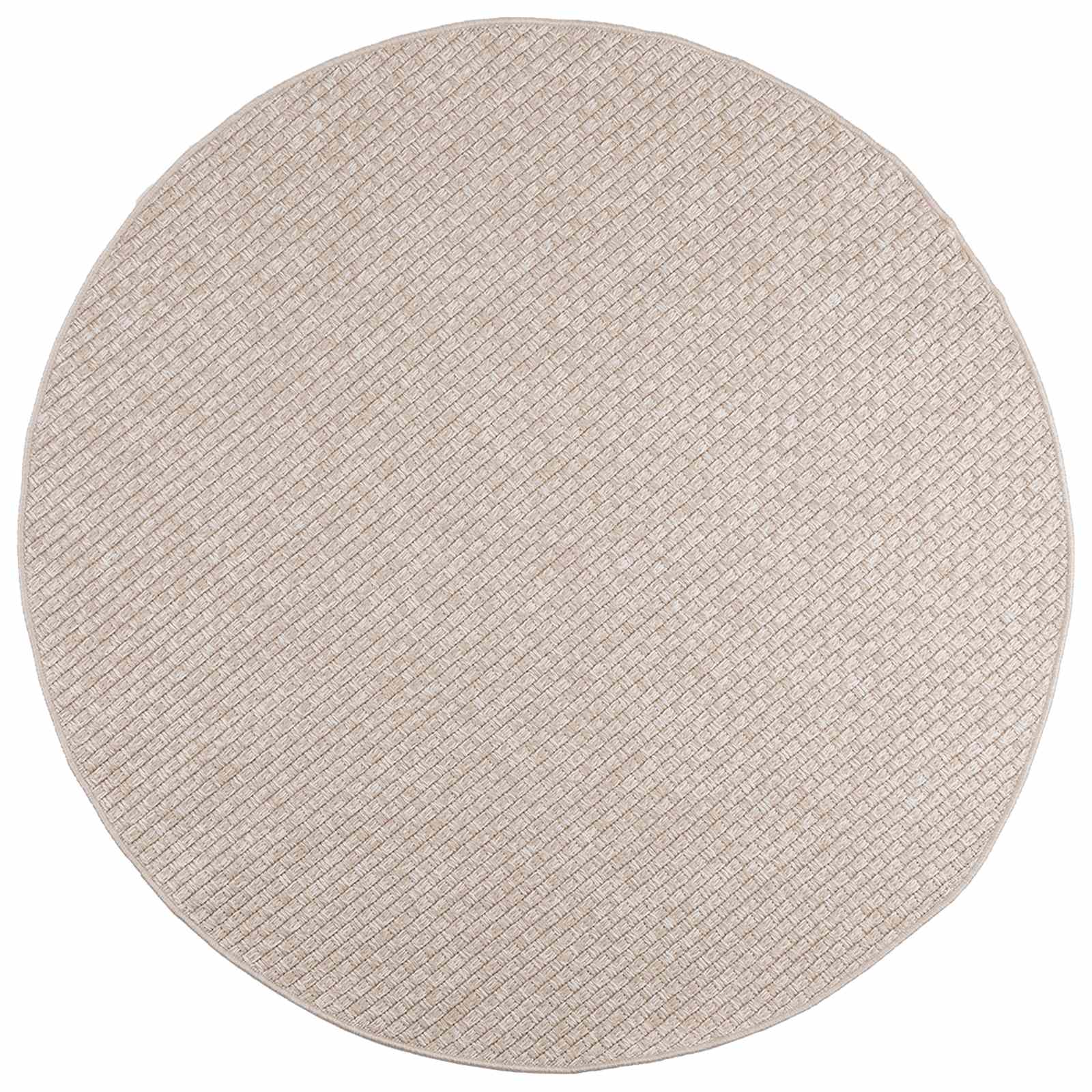 Alfombrilla redonda color crema, Ø 200 cm, poliéster. | Leroy Merlin