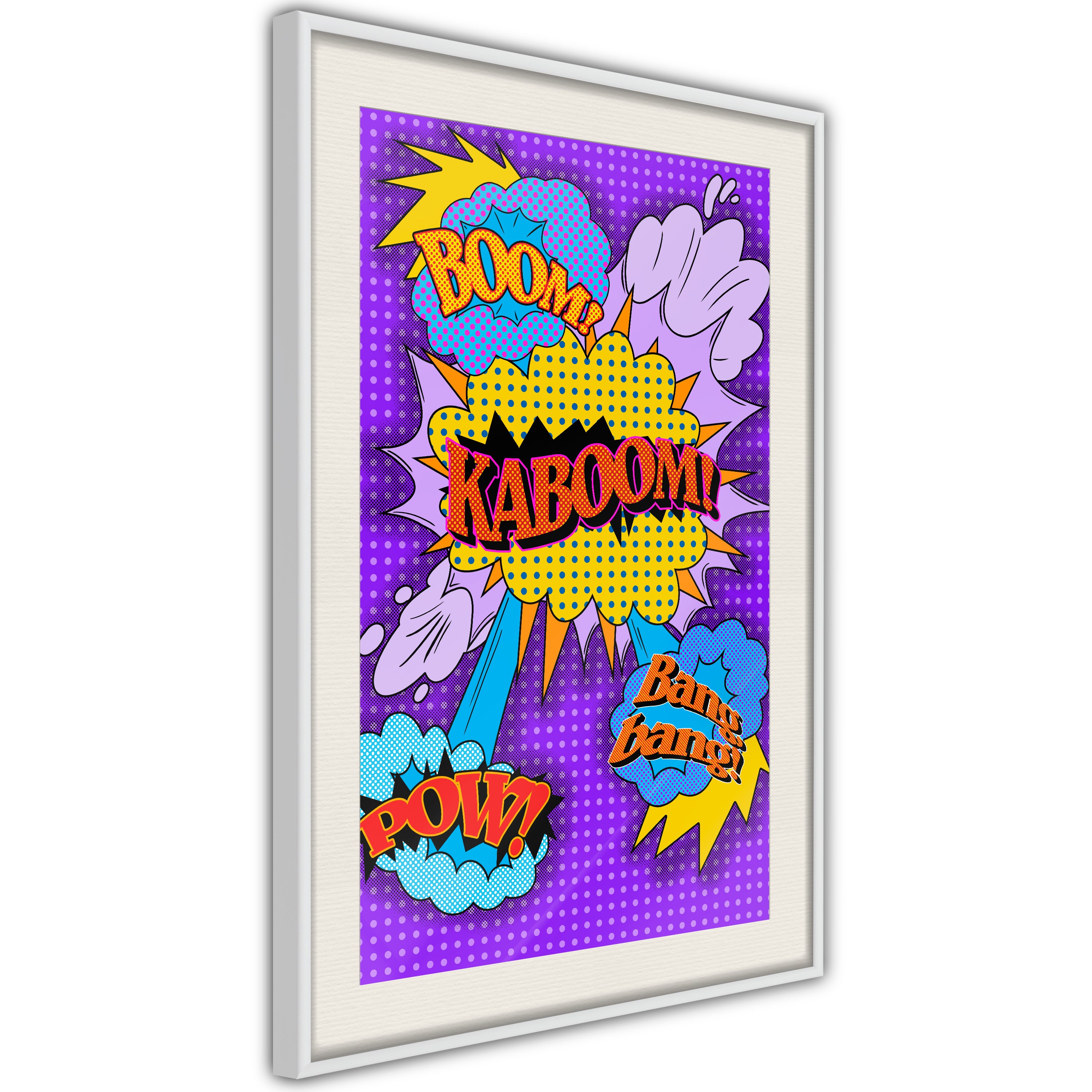 Poster et affiche - Kaboom! Boom! Pow! 40x60 cm | Leroy Merlin