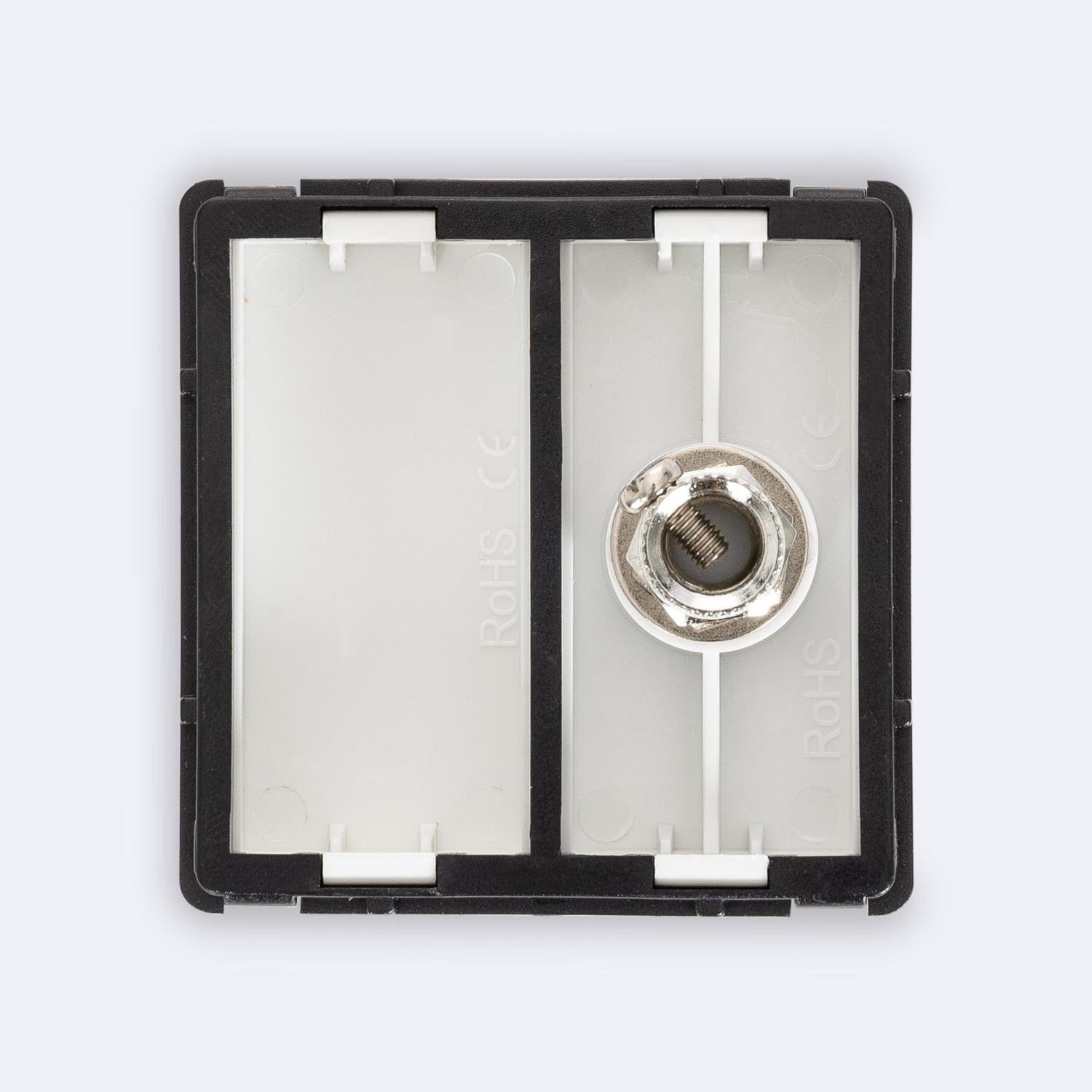 Toma TV Macho + Tapa Ciega Modern, Blanco, PC PC | Leroy Merlin