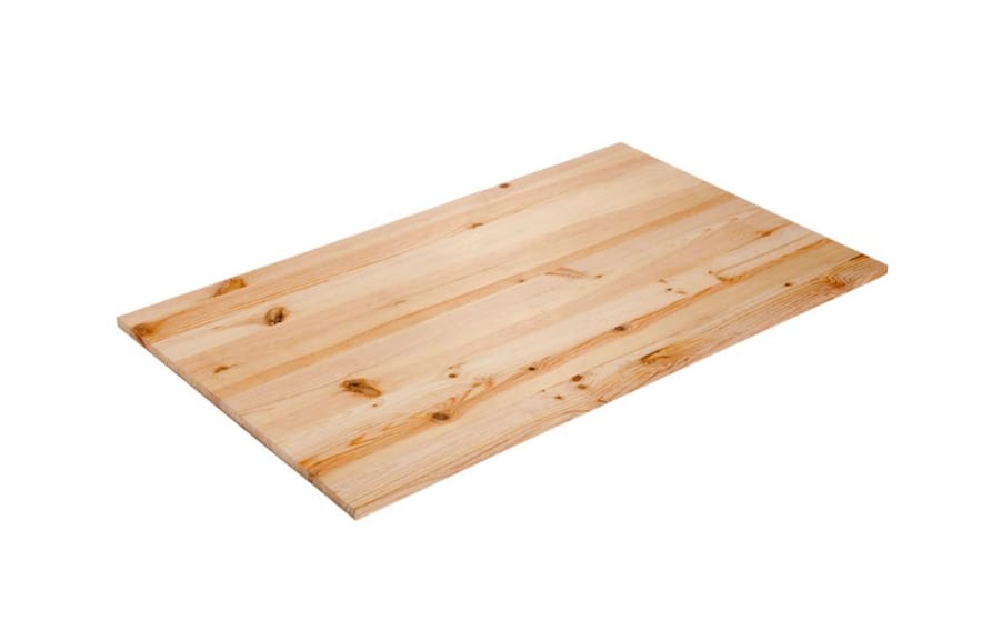 Plan De Travail Bois Massif Pin Rustique Pleines Lames L240 X P65 Cm