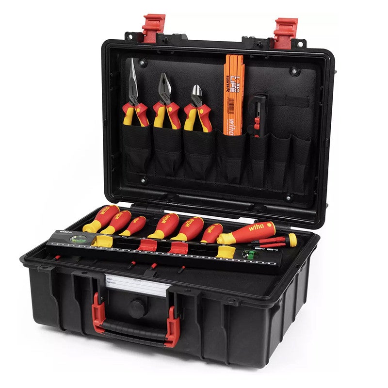 Caisse à outils Basic Set L pour électricien (18 outils) - WIHA 45530 ...