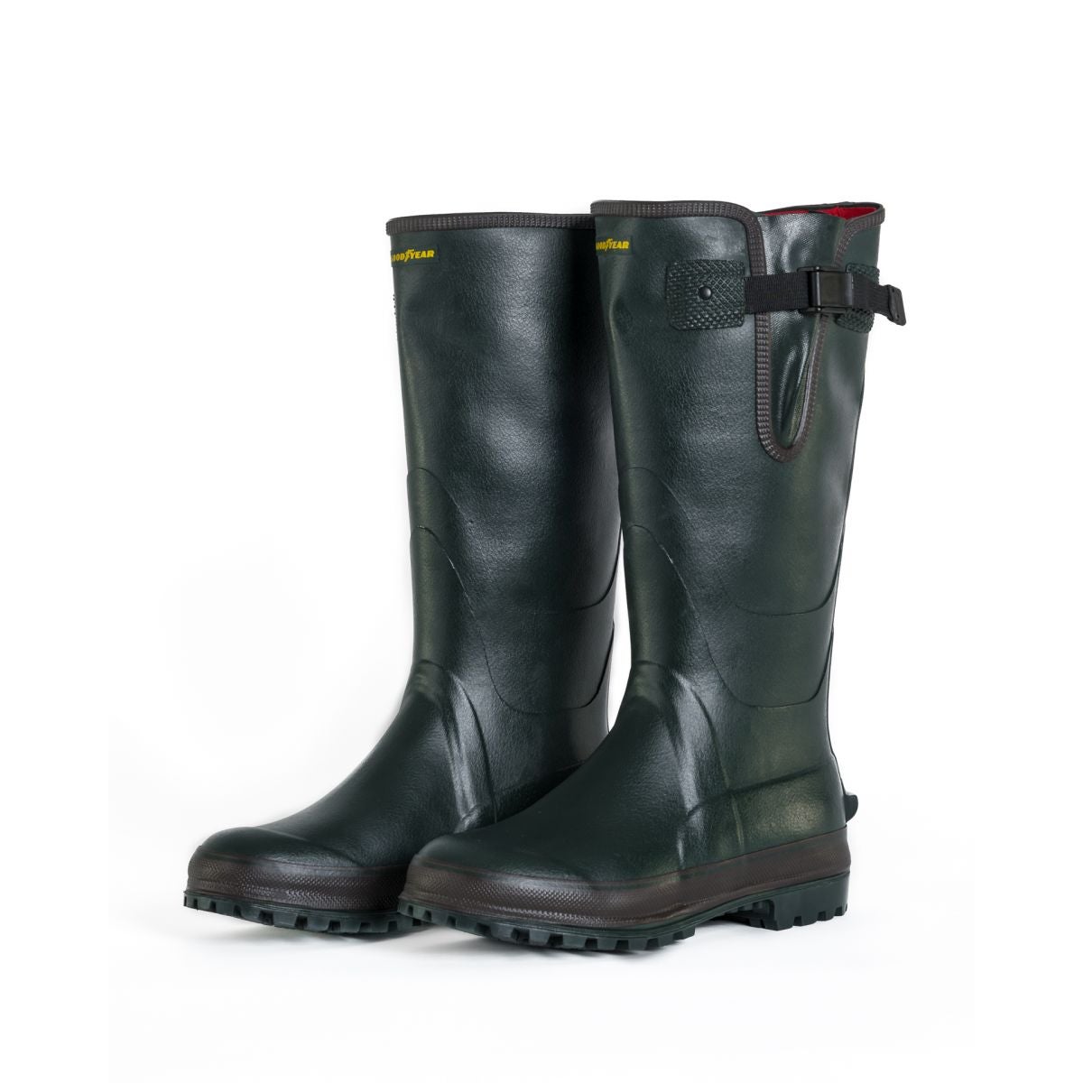 Bottes caoutchouc Vert Forêt 100% main + doublure Néoprène avec insert ...