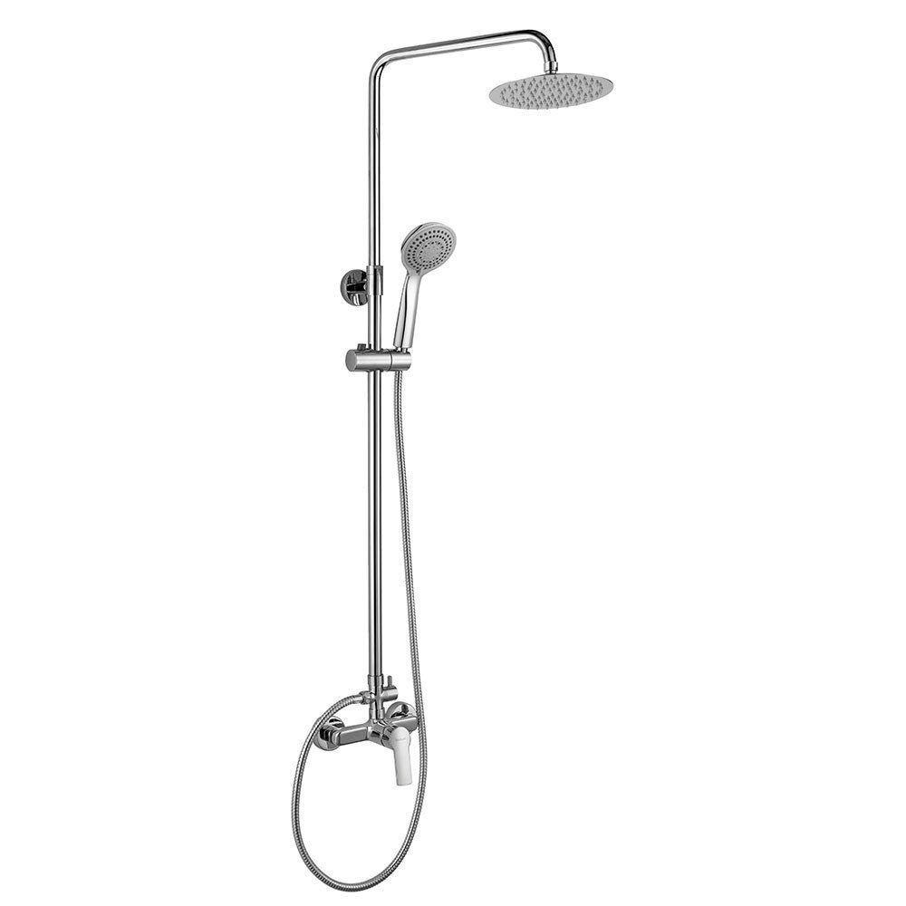 Kibath Colonne de douche PIN à levier unique | Hauteur réglable 80-120 ...