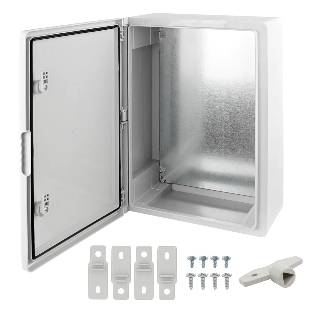 Armario de Distribución para Pared con Placa de Montaje Galvanizada ...