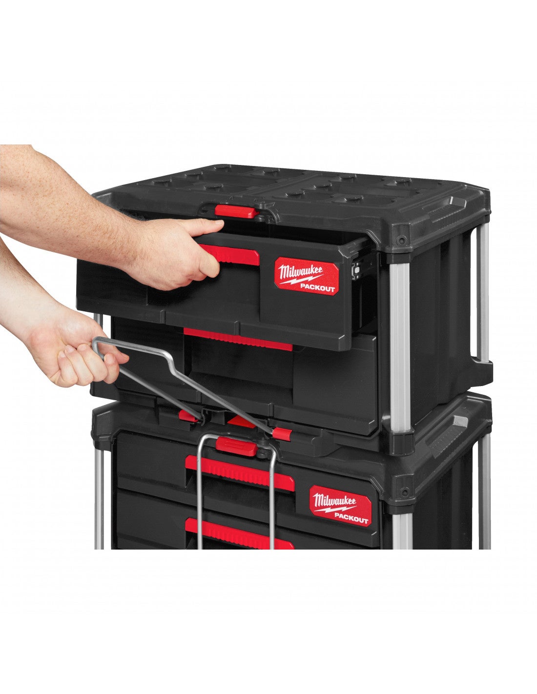Coffret 2 tiroirs PACKOUT™ DRAWER TOOL BOX - MILWAUKEE 4932472129 ...