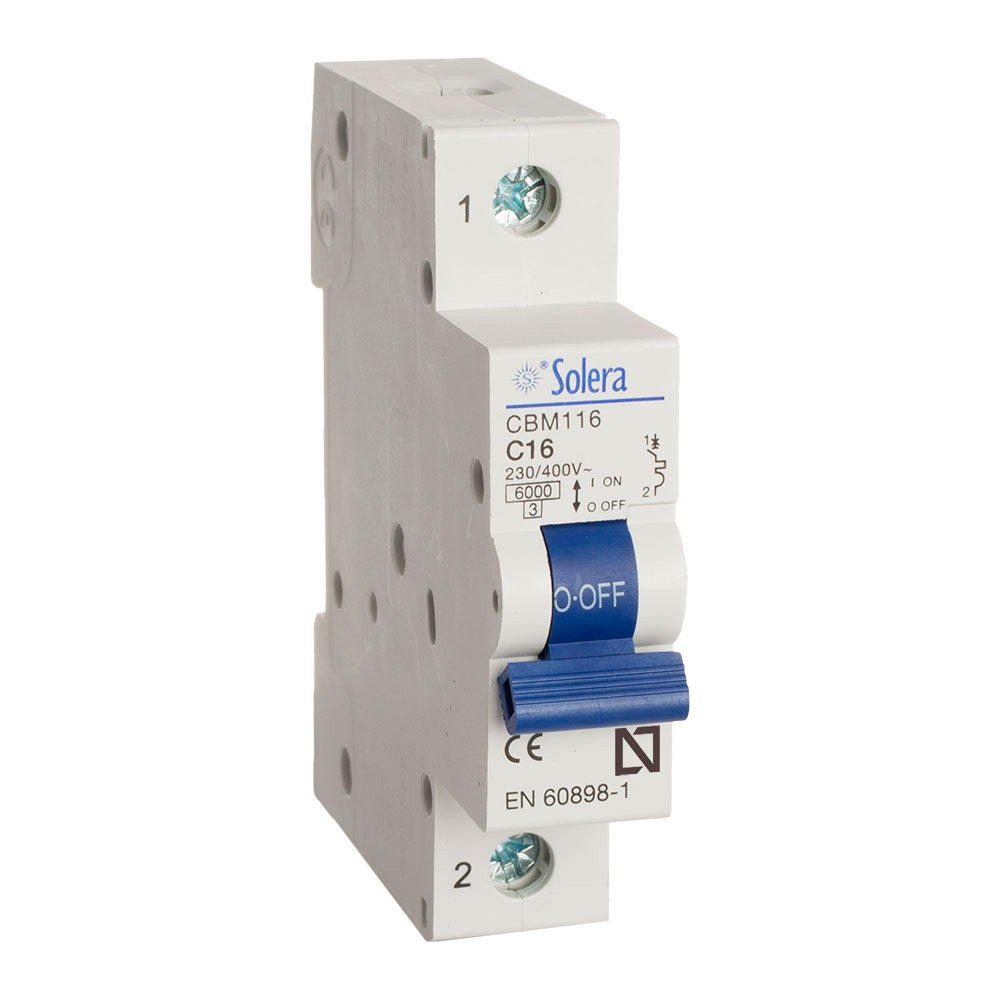 Magnetotermico solera 1 polo 20a c 6ka resid/terciario (retractilado ...