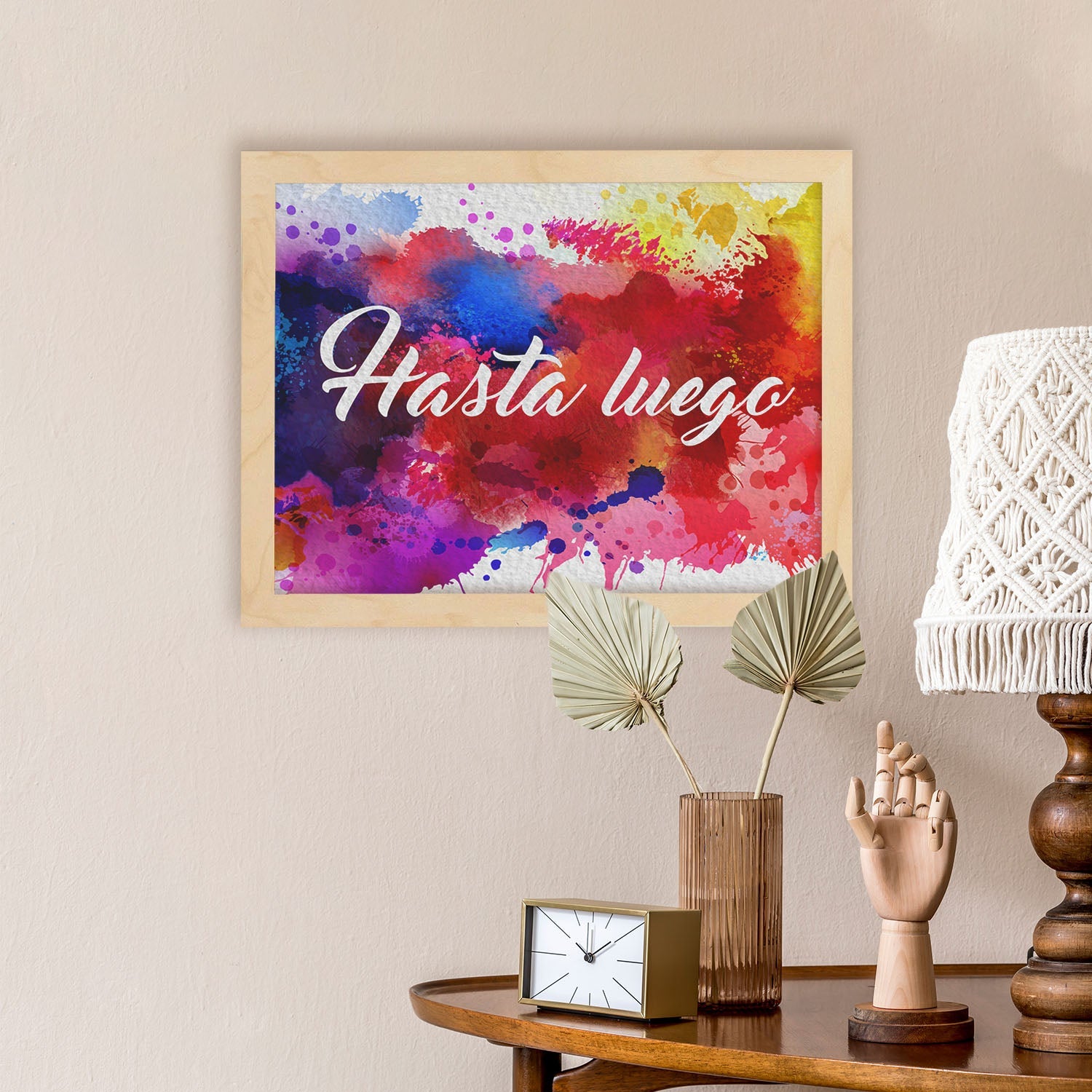 Poster Colorati Di Parole. Word Lamina Ci Vediamo Piã¹ Tardi Con Design Colorato E Tocchi D ...