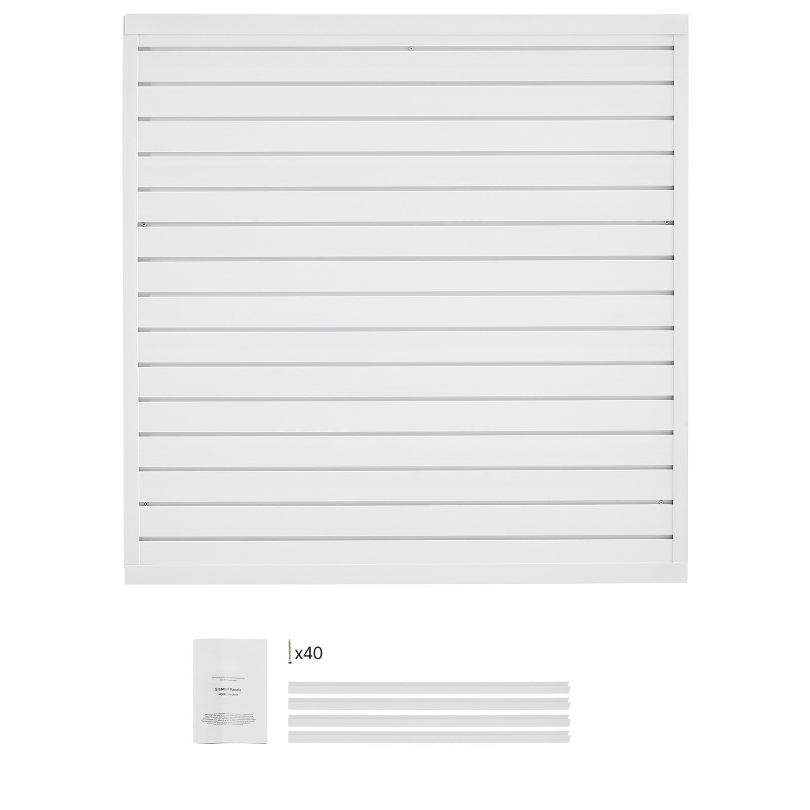 Panel pared listones de PVC,SucceBuy 1,2 m x 1,2 m,blanco,diseño ...