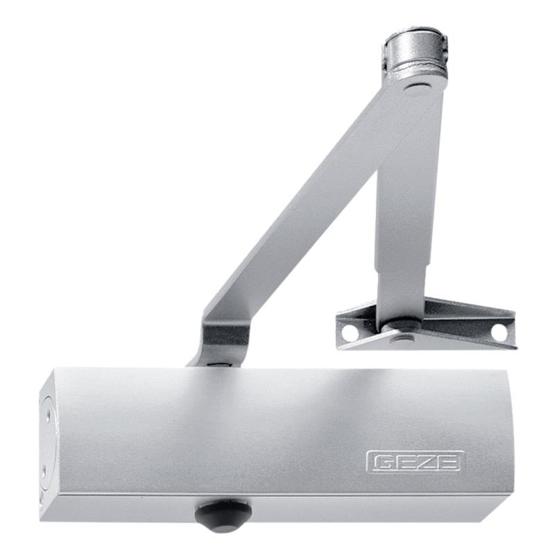 Ferme porte ts1500 avec bras compas - Décor : Blanc - GEZE | Leroy Merlin