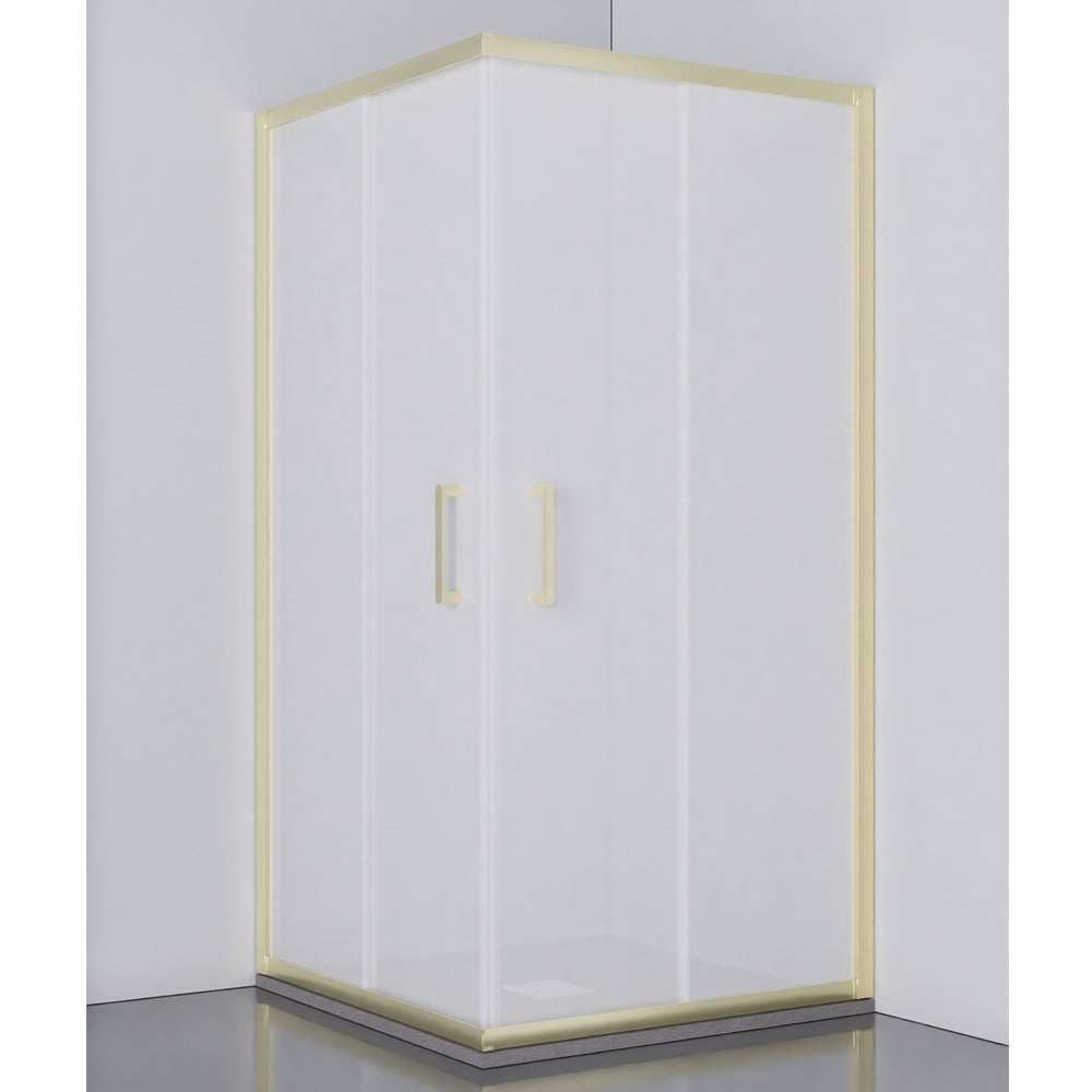 Box Doccia Angolare 2 Pareti Fisse 2 Porte Scorrevoli | Anticalcare ...