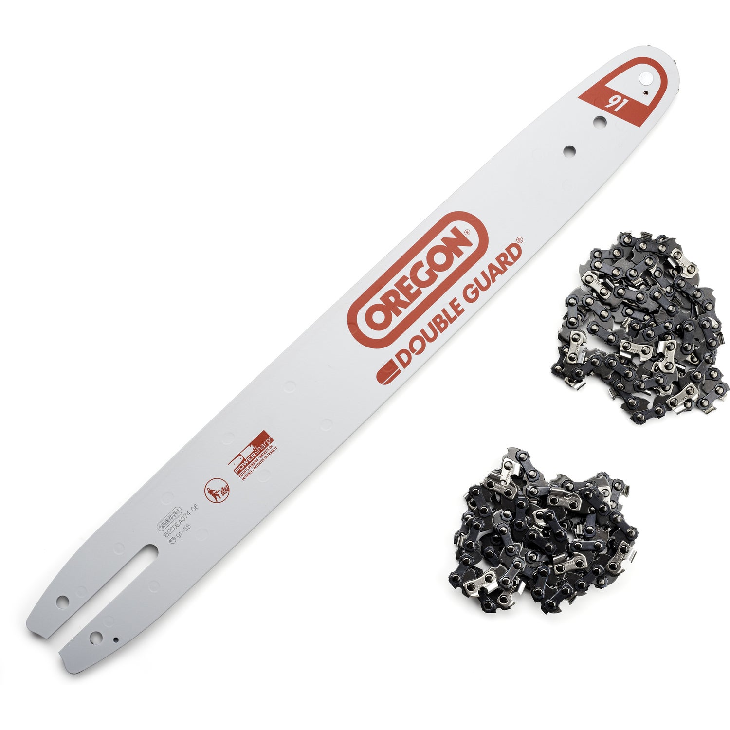 Combo Oregon guide 40cm 160SDEA074 + 2 chaines 91P055E | Leroy Merlin