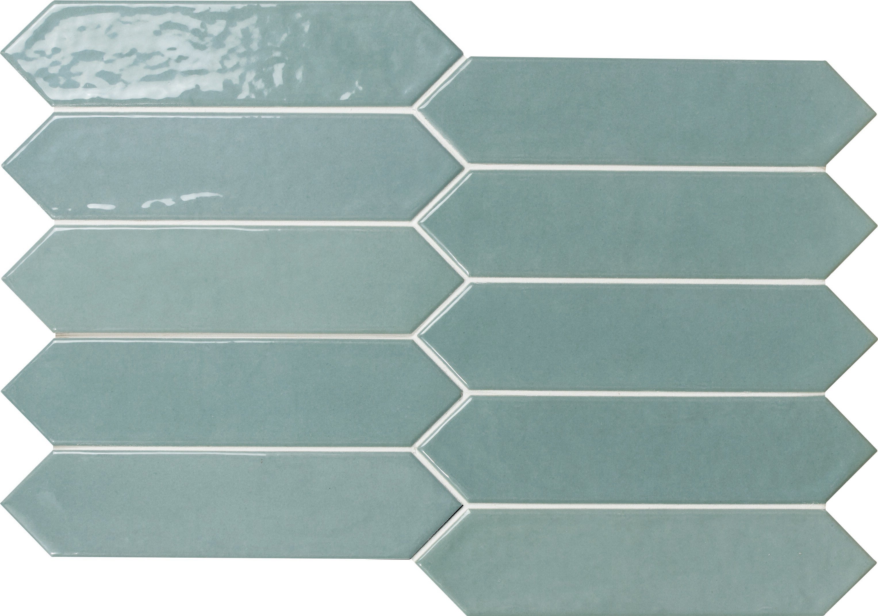 Carrelage Navette 6x26 Brillant Contemporary - EAU - Brillant - 6X26 ...