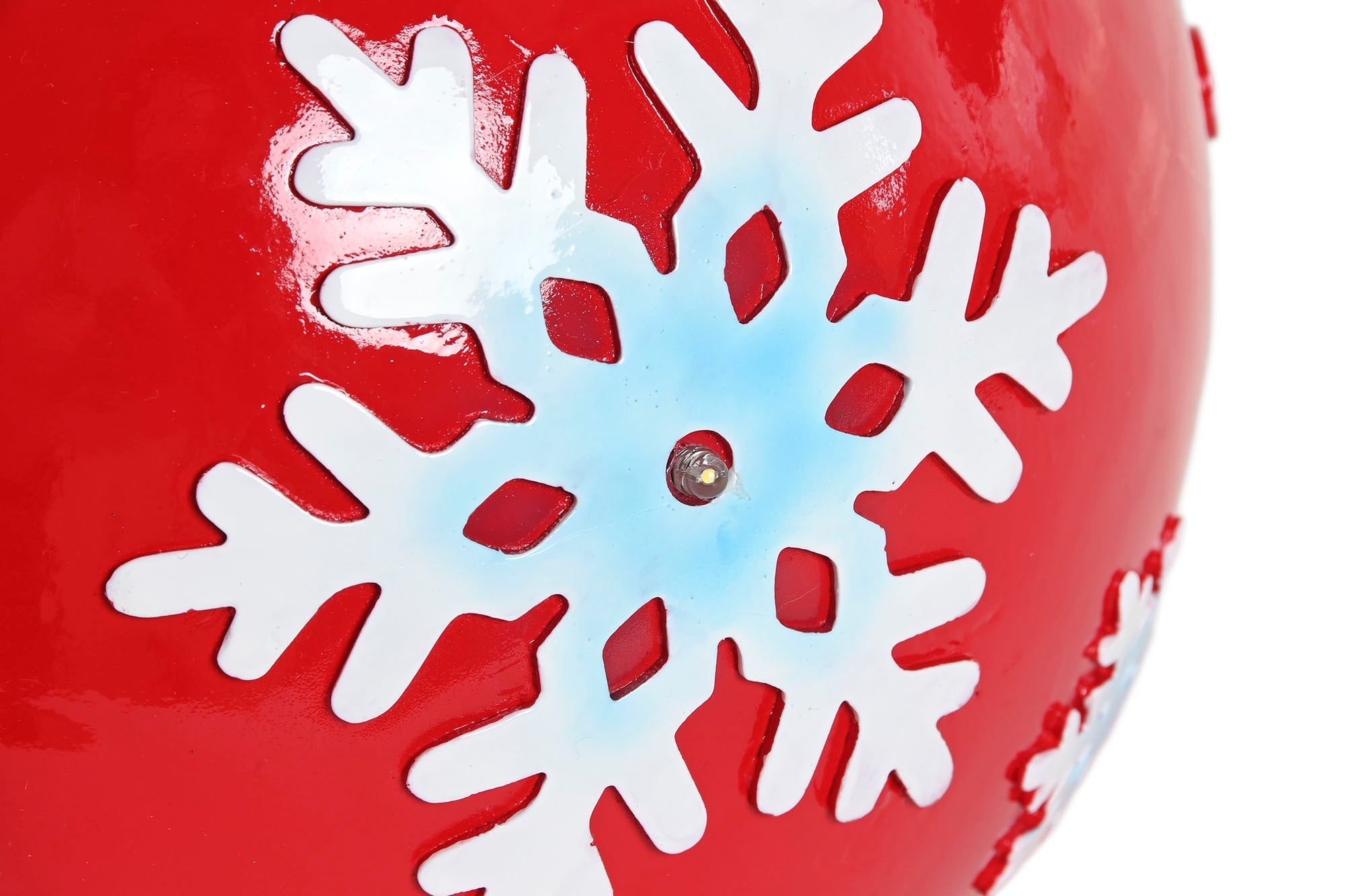 FIGURA LED RESINA 25,5X24X42 ROJO | Leroy Merlin