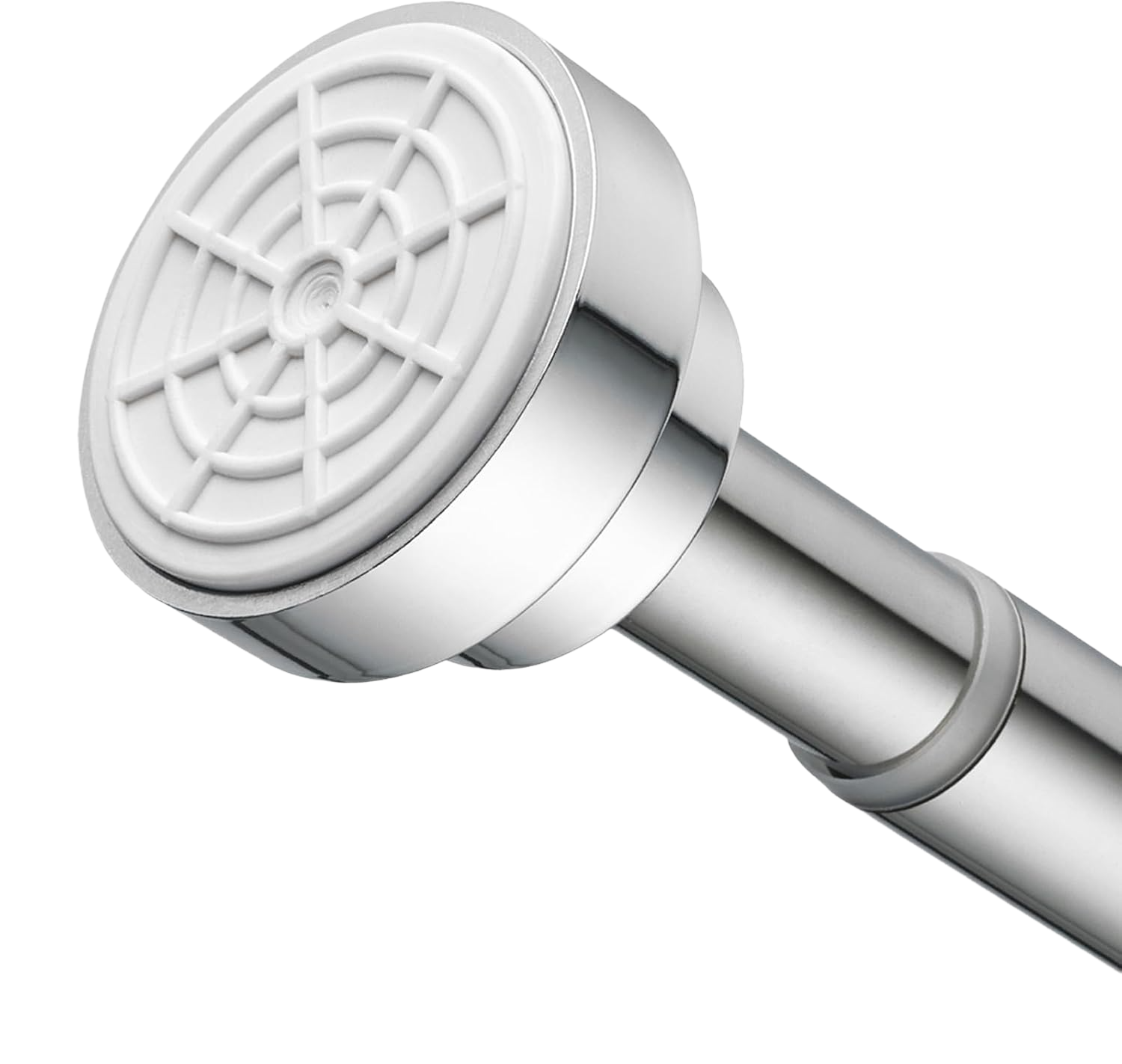 Tringle à rideau de douche télescopique rétractable en acier inoxydable ...