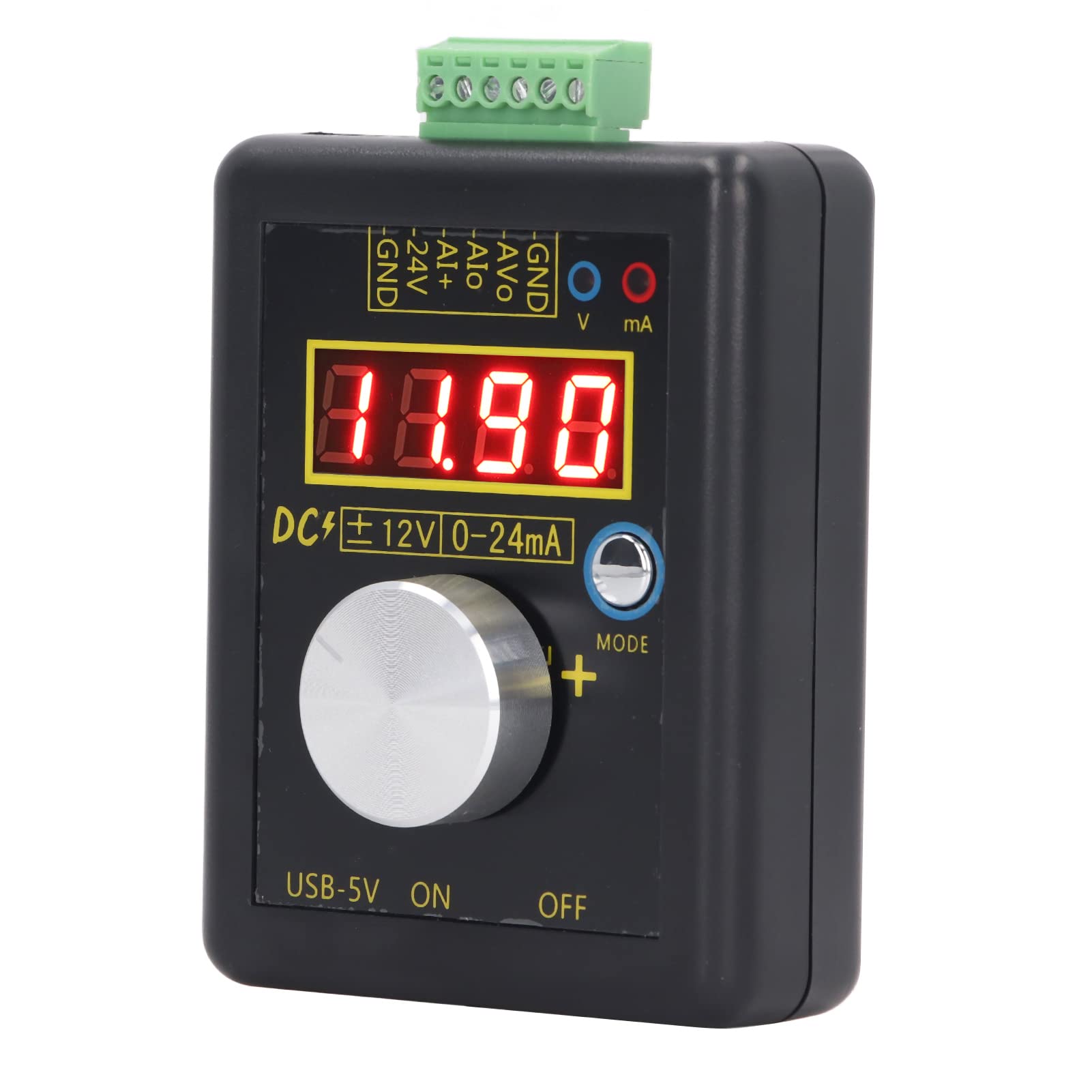 GÉNÉRATEUR DE SOURCE DE COURANT ANALOGIQUE PORTABLE 24 MA, CALIBRATEUR ...