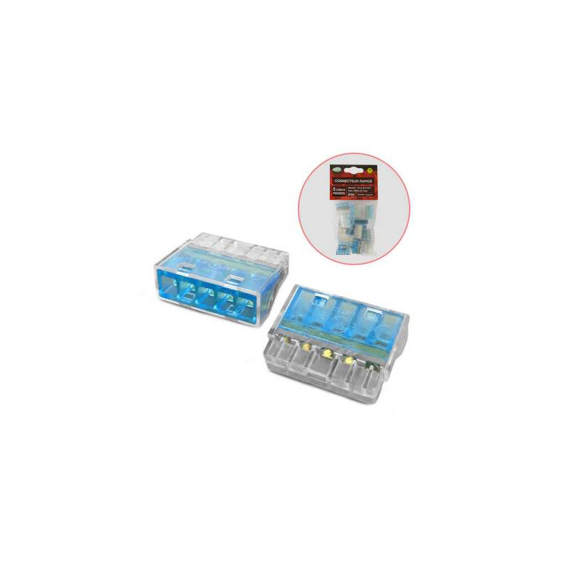 Conector Rápido Rígido 5 Hilos x20uds | Leroy Merlin
