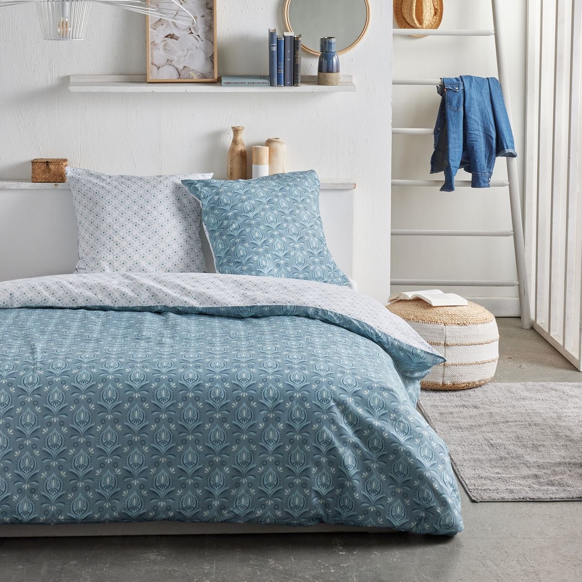 Parure de lit imprimé Floral CRAZY JOYCE | Leroy Merlin